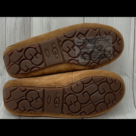 UGG | Shoes | Ugg Ansley Brown Slippers 5 Sn 332 Chestnut Sheepskin Fur Lined Womens 6 | Poshmark